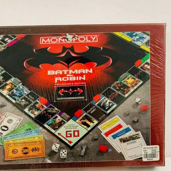 Hasbro | Games | Vintage Monopoly Batman And Robin Collectors Edition ...